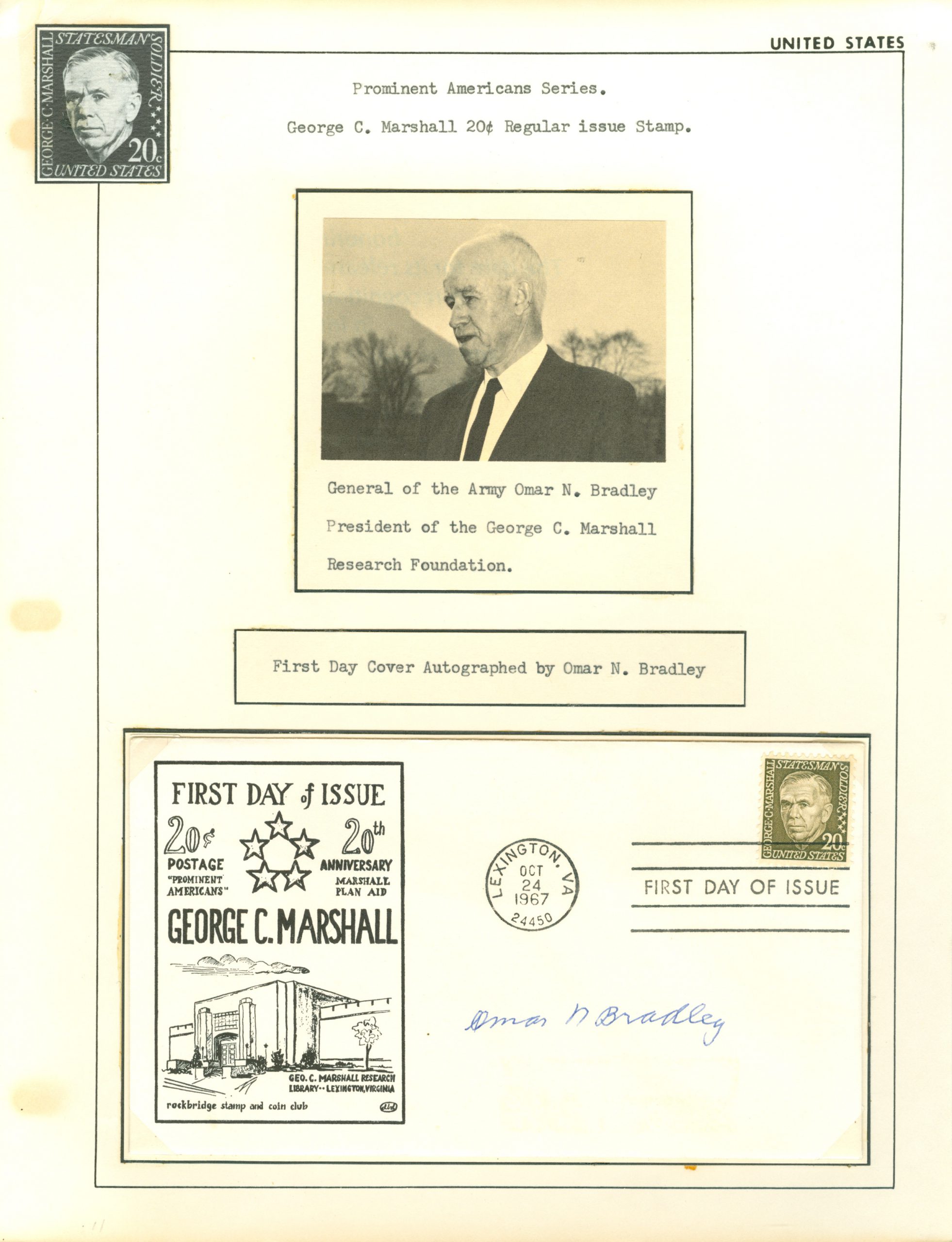 Marshall & Postage Stamps - The George C. Marshall Foundation