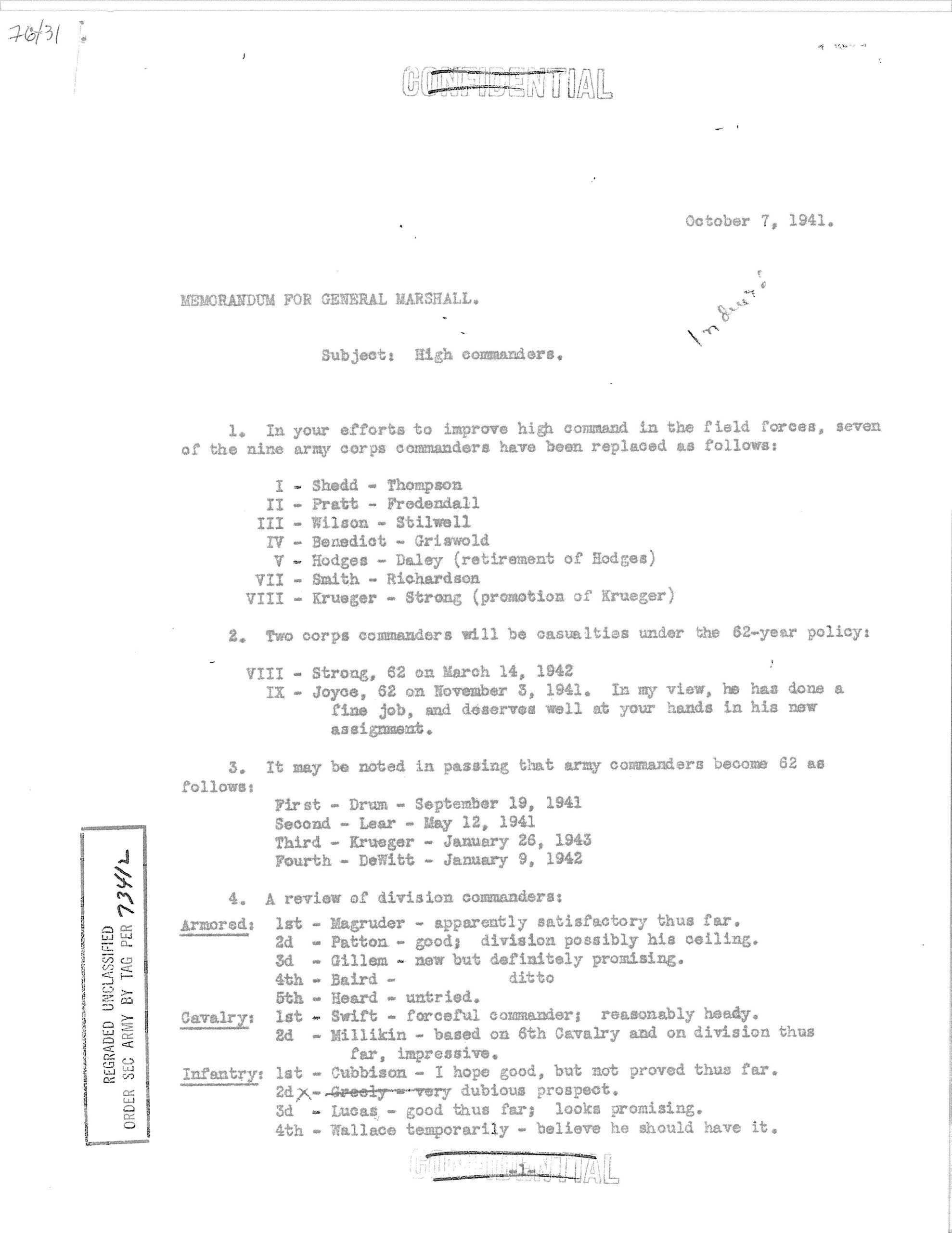 “Learn How to Fight as a Team” Writes Marshall - The George C. Marshall ...